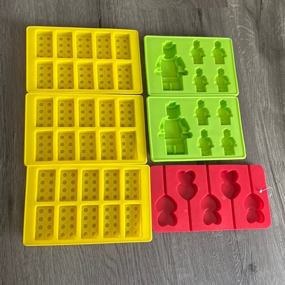 Kitchen | Lego And Hearts Silicone Molds | Poshmark